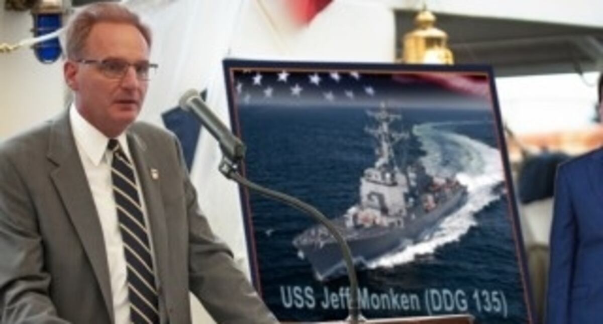 The Navy named a destroyer after Army’s football coach?