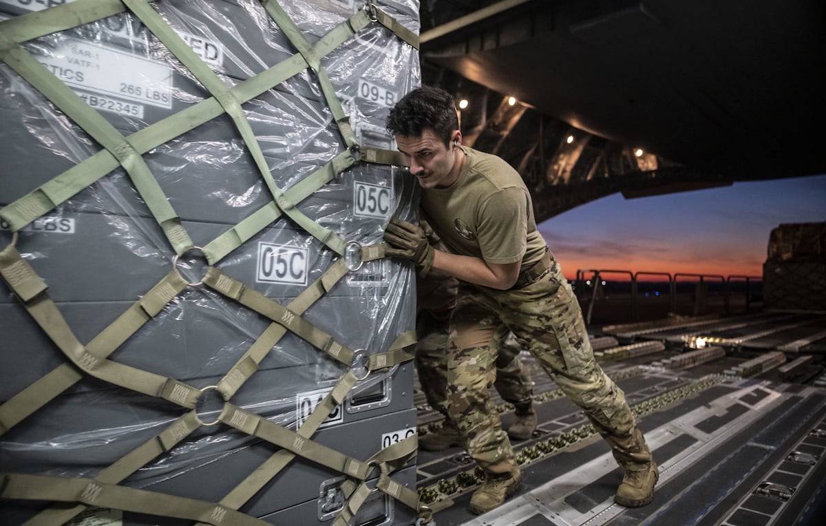 U.S. troops providing medical aid to earthquake victims in Turkey