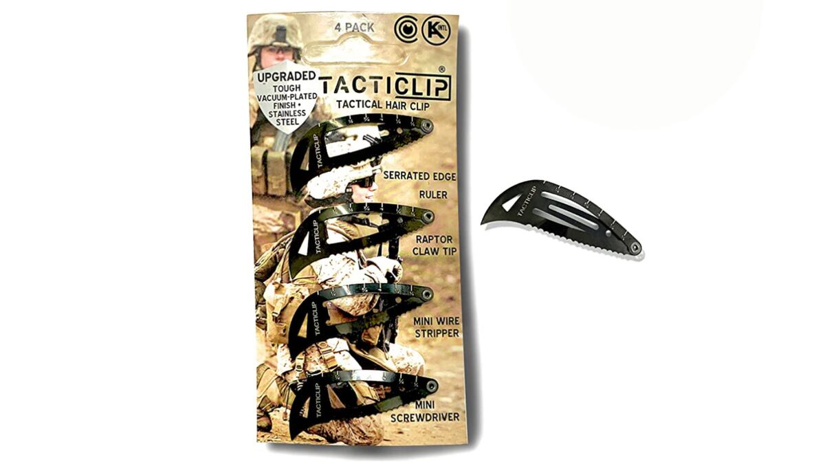 This tactical clip takes the fight to your hair