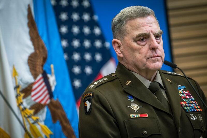 Gen. Milley delivers defense of democracy in farewell address