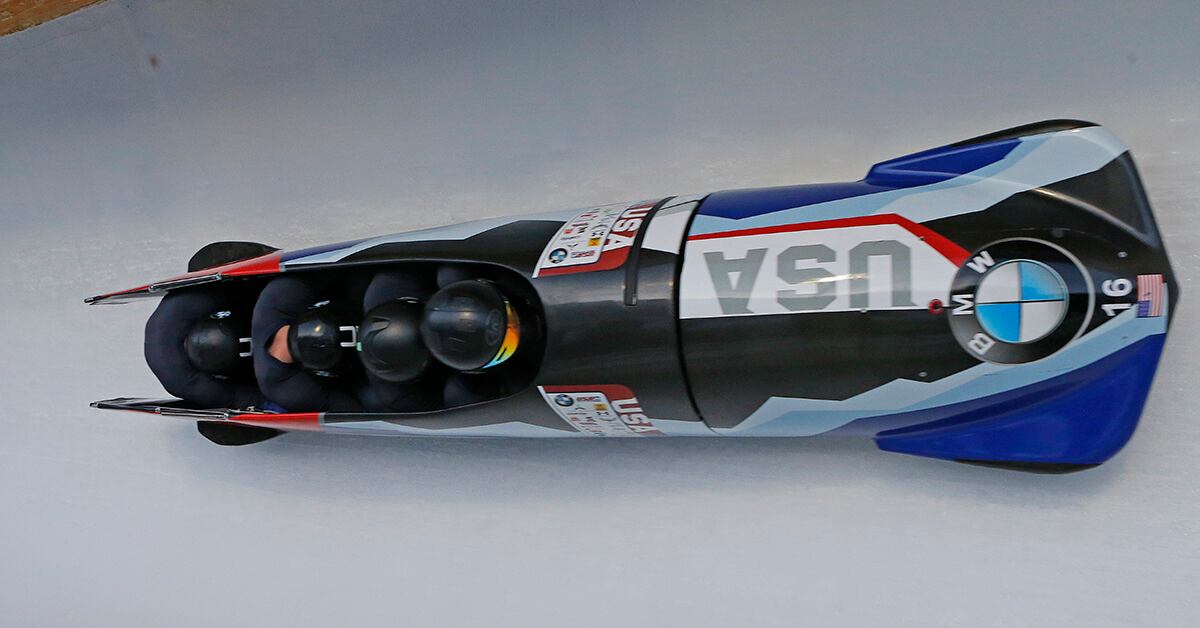 US Olympic sliders: Red, white, blue ... and green