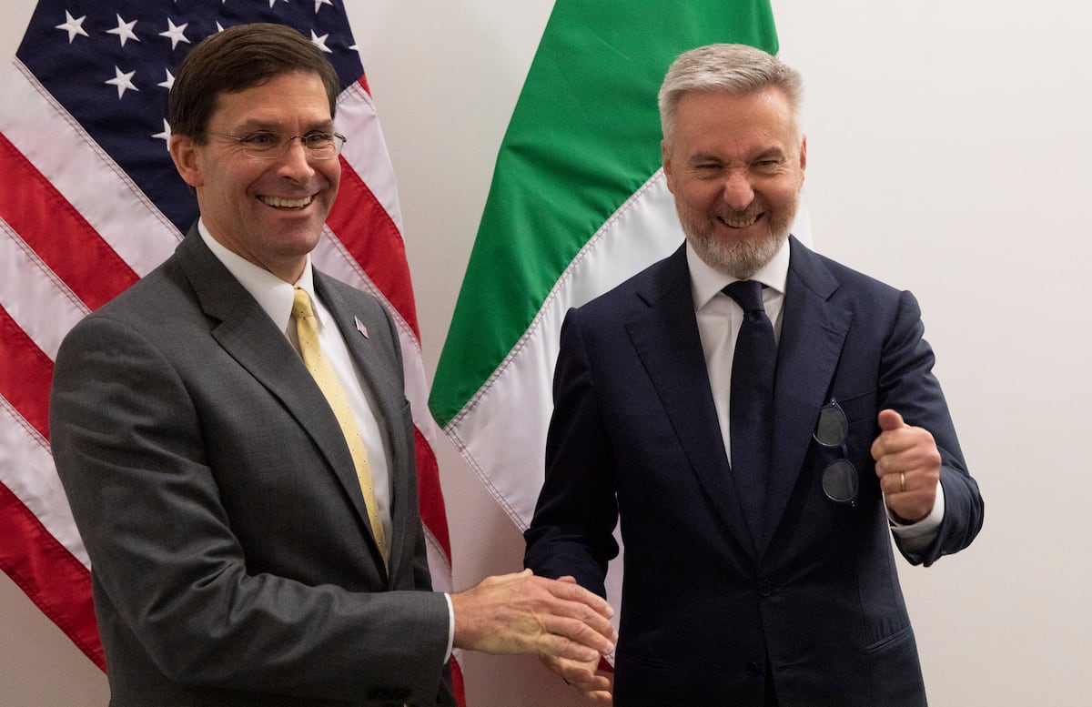 Italy defense minister commits to F-35 after calls to suspend program