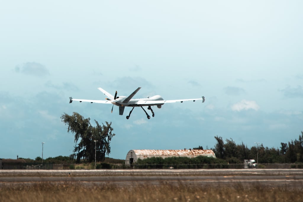 Drone crew conducts first all-Marine satellite comms launch, recovery