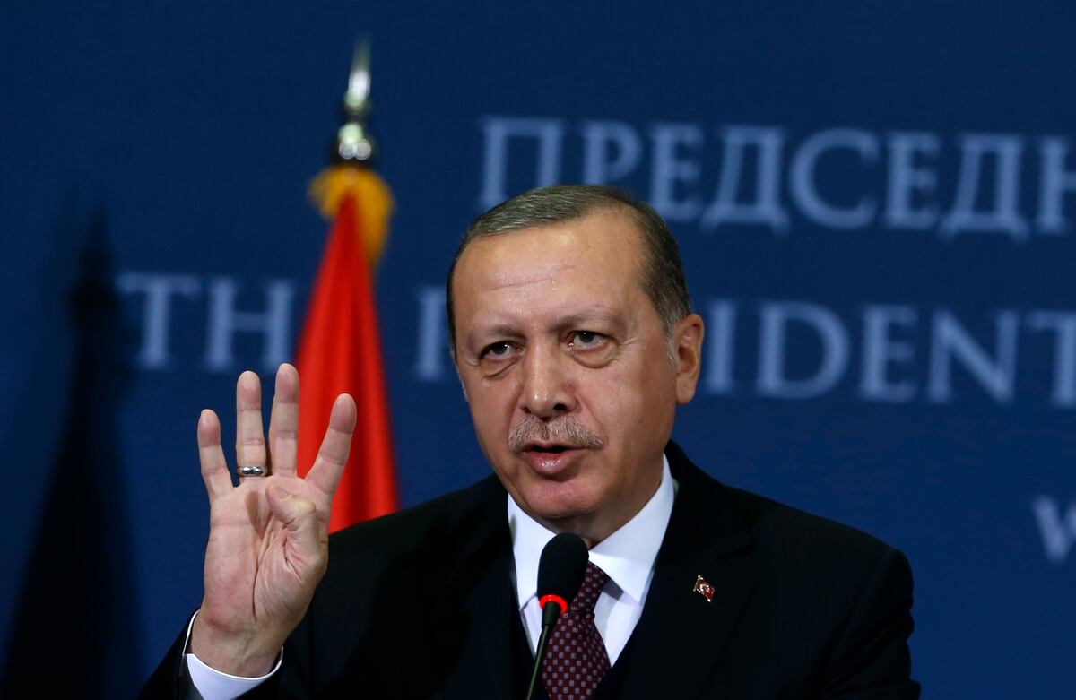 Turkey's Erdogan says arrested US consulate staffer is a spy