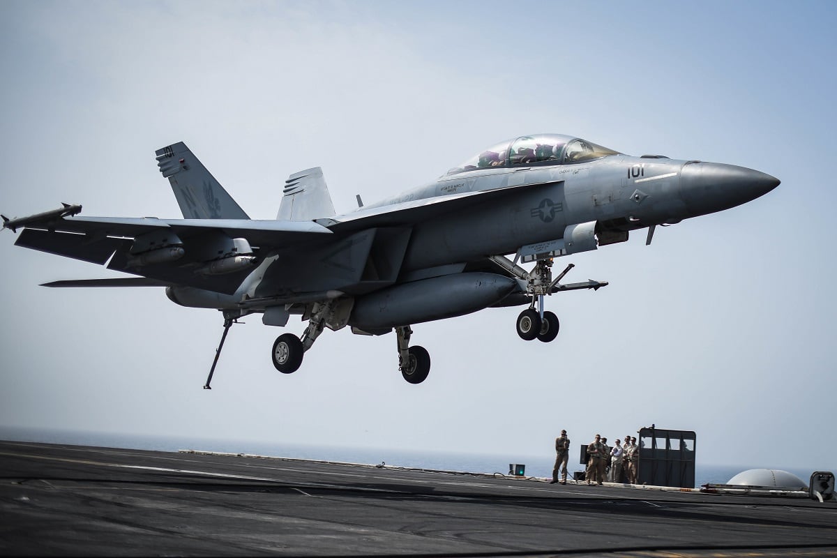 US Navy jets sent to base in Middle East to bolster Israel defense