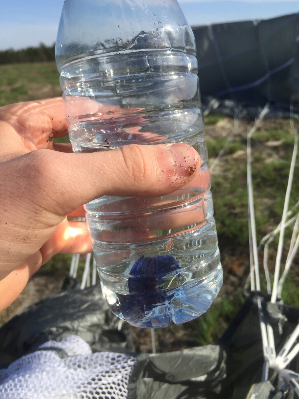 Paratrooper brings his fish on last jump — takes selfie