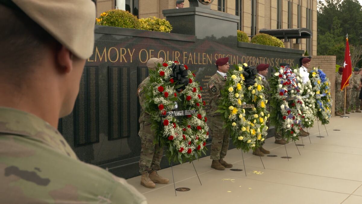 Army special ops remembers the fallen
