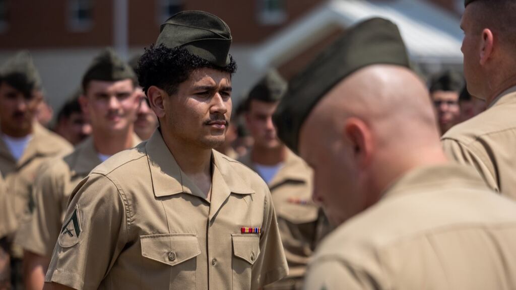 Corporal honored for saving fellow Marine’s life after a hit-and-run