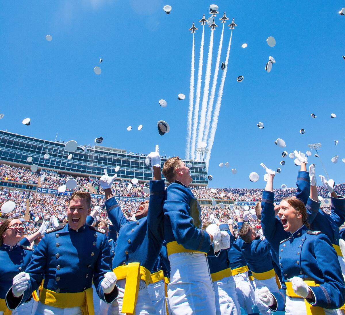 Gen. Joseph Dunford addresses Air Force cadets at 2017 graduation
