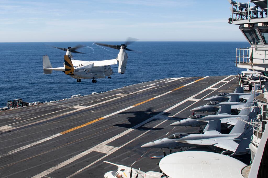 Navy surges aging C-2 Greyhound fleet amid V-22 Osprey grounding