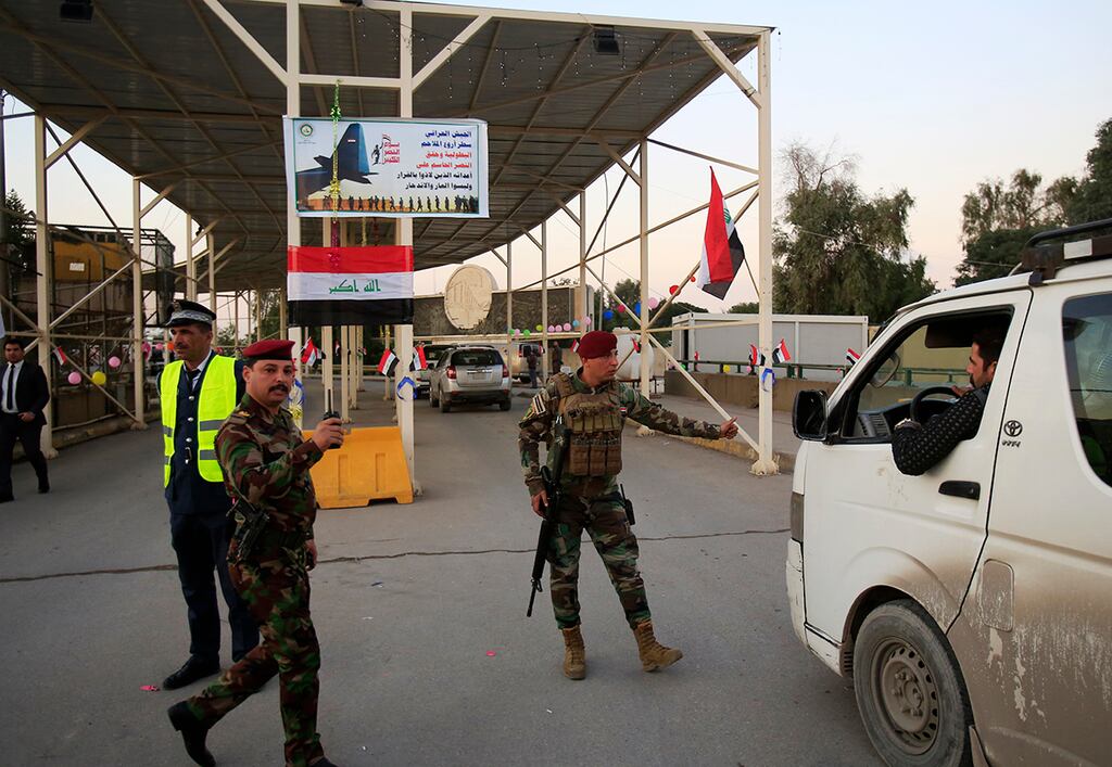 Rockets land in Iraq’s Camp Taji, home to US military personnel