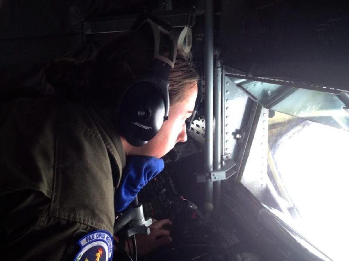 In her father's flight path: Boom operator discovered air refueling at 15