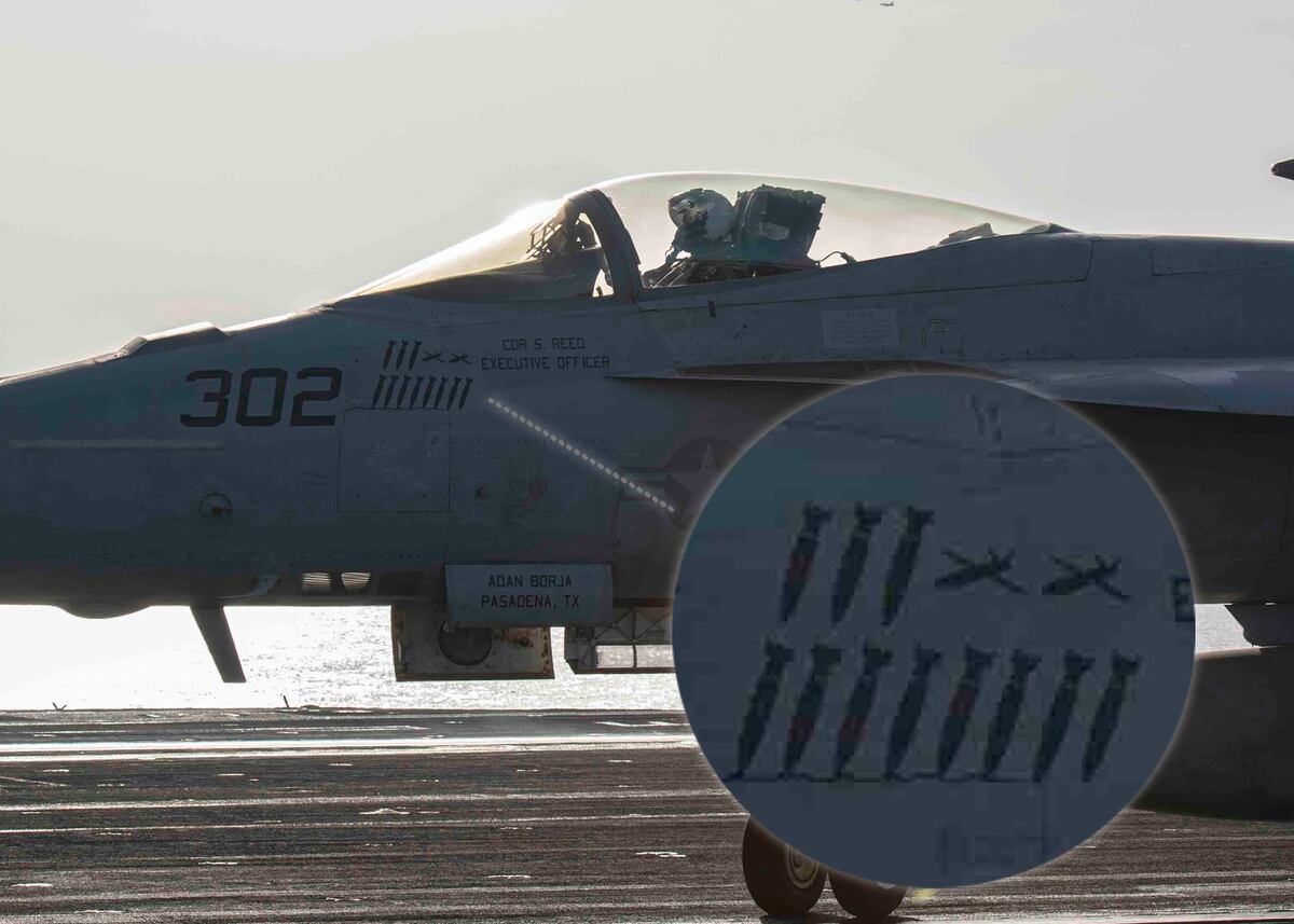 Eisenhower’s salty pilots are putting kill marks on their jets