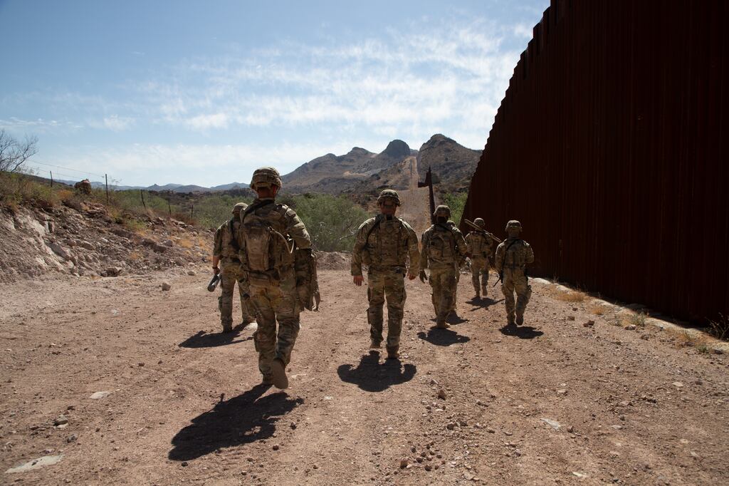 Pentagon creates new military border zone in Arizona