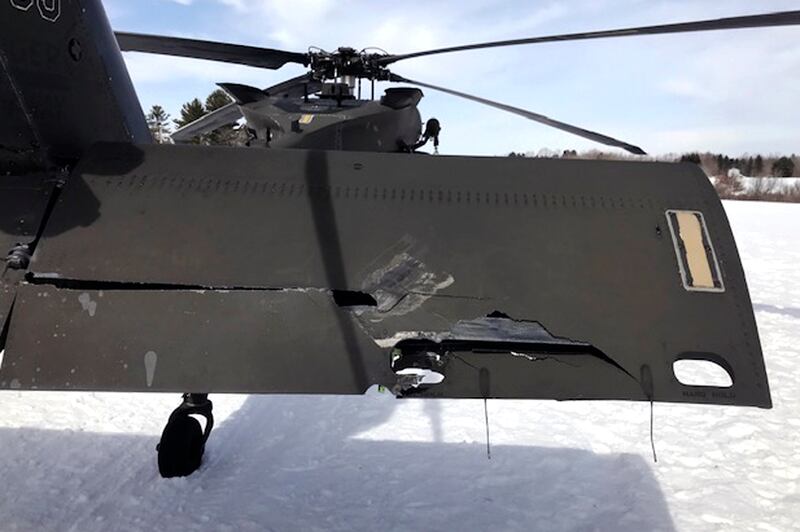 Man who crashed snowmobile into Black Hawk sues government for $9.5M