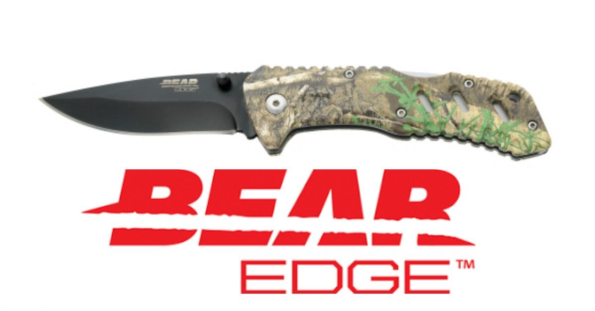 Bear Edge camo assisted lockback knife