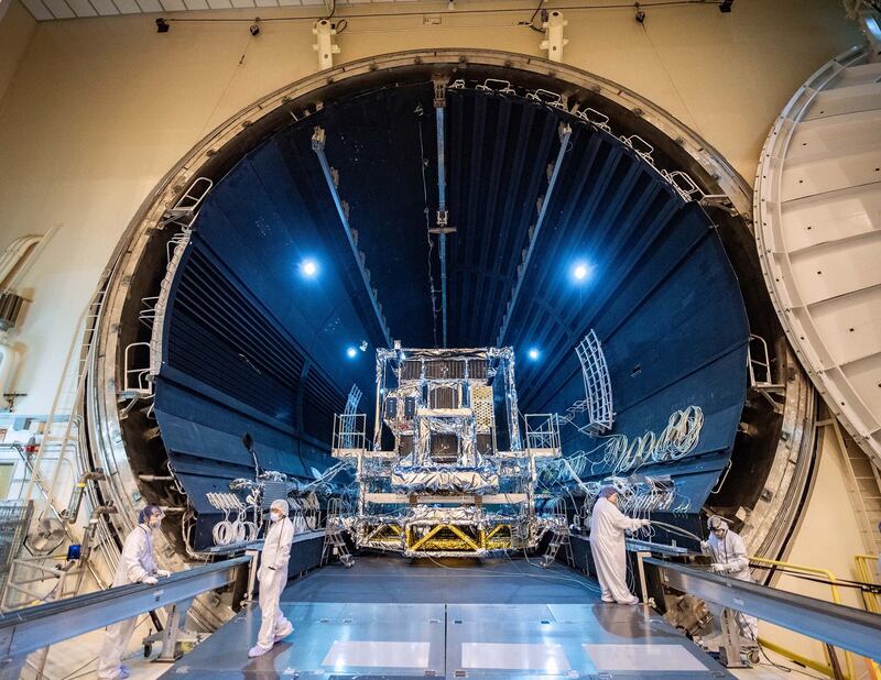 The Space Force’s next missile warning satellite is ready for a 2021 launch