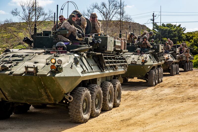 Tactical military vehicle accidents in the Marine Corps and Navy are at ...