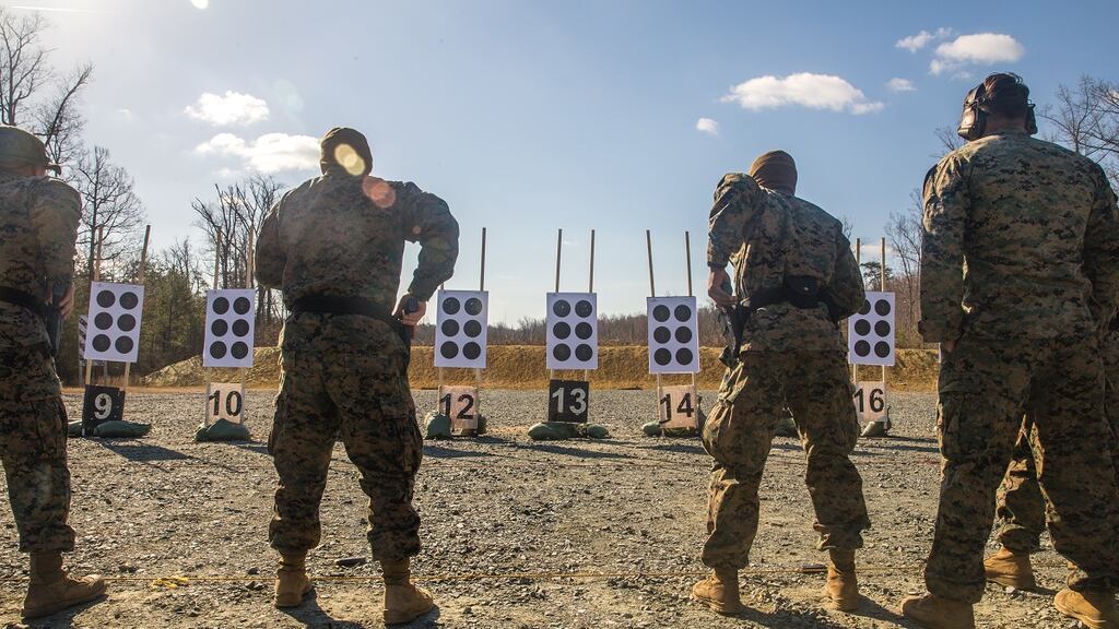 Tempo ramps up for security guard Marines as COVID restrictions fall