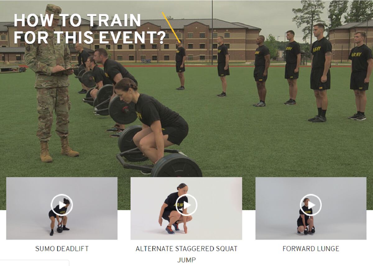 Everything you need to know about the new Army fitness test is right here
