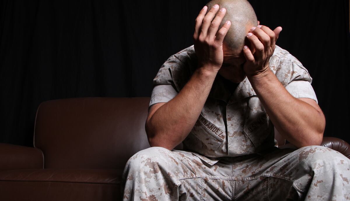 Marines' hidden battle scars
