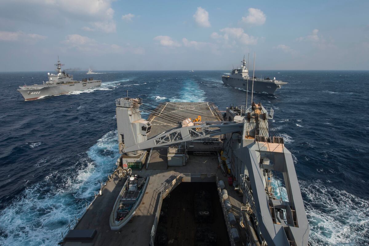Japan joins US Navy in Pacific exercise
