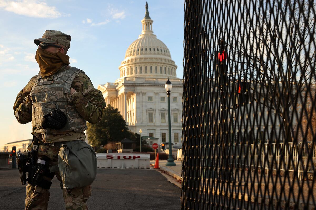 Up to 21,000 National Guard troops now authorized in DC for Biden ...