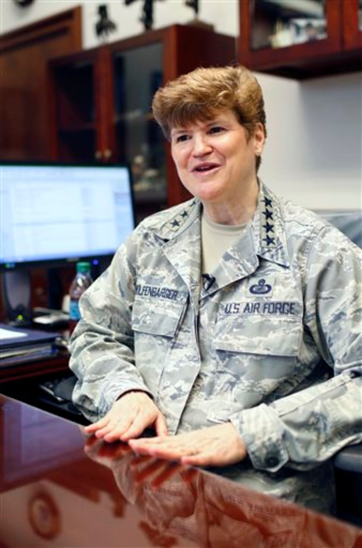 First female four-star general in Air Force to retire