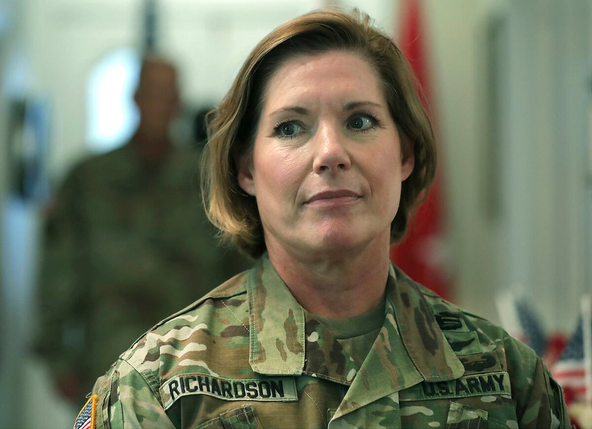 Groundbreaking female general in command of US Army North