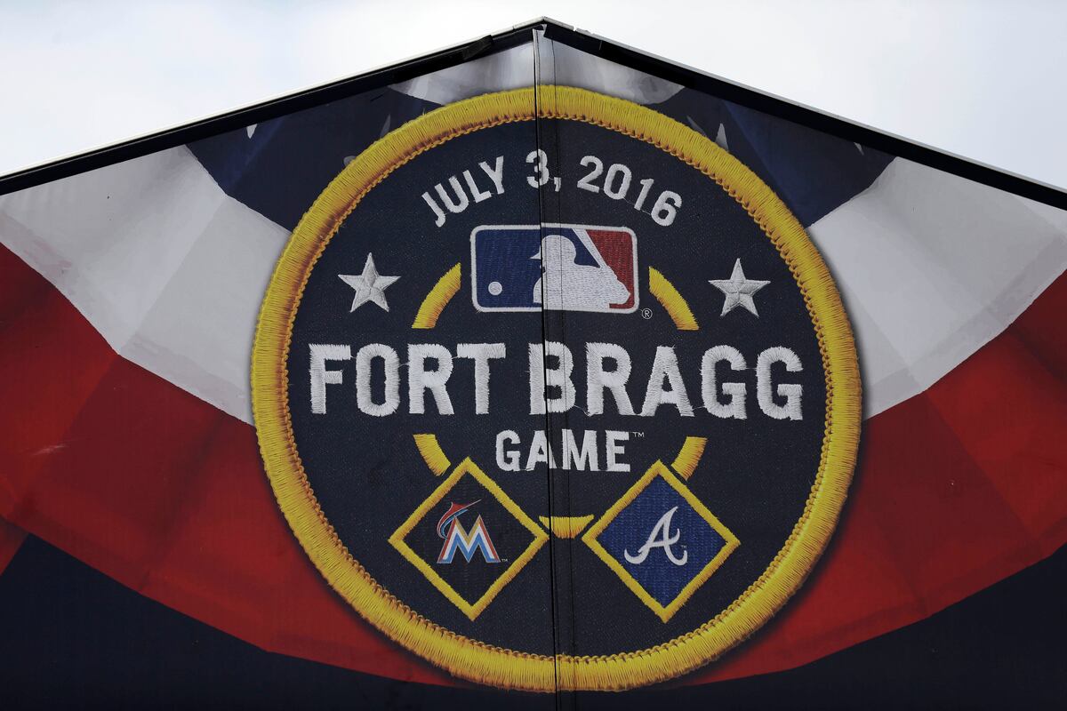 MLB puts finishing touches on Fort Bragg baseball field