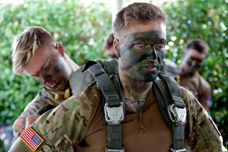 Paratrooper exercise is all about preparation — and the jump