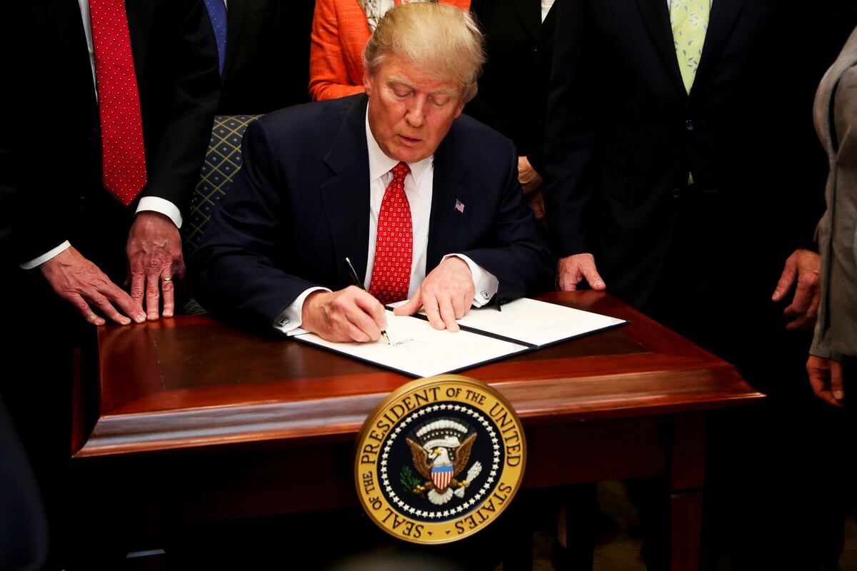 President Trump suggests some vacant political positions may be cut ...