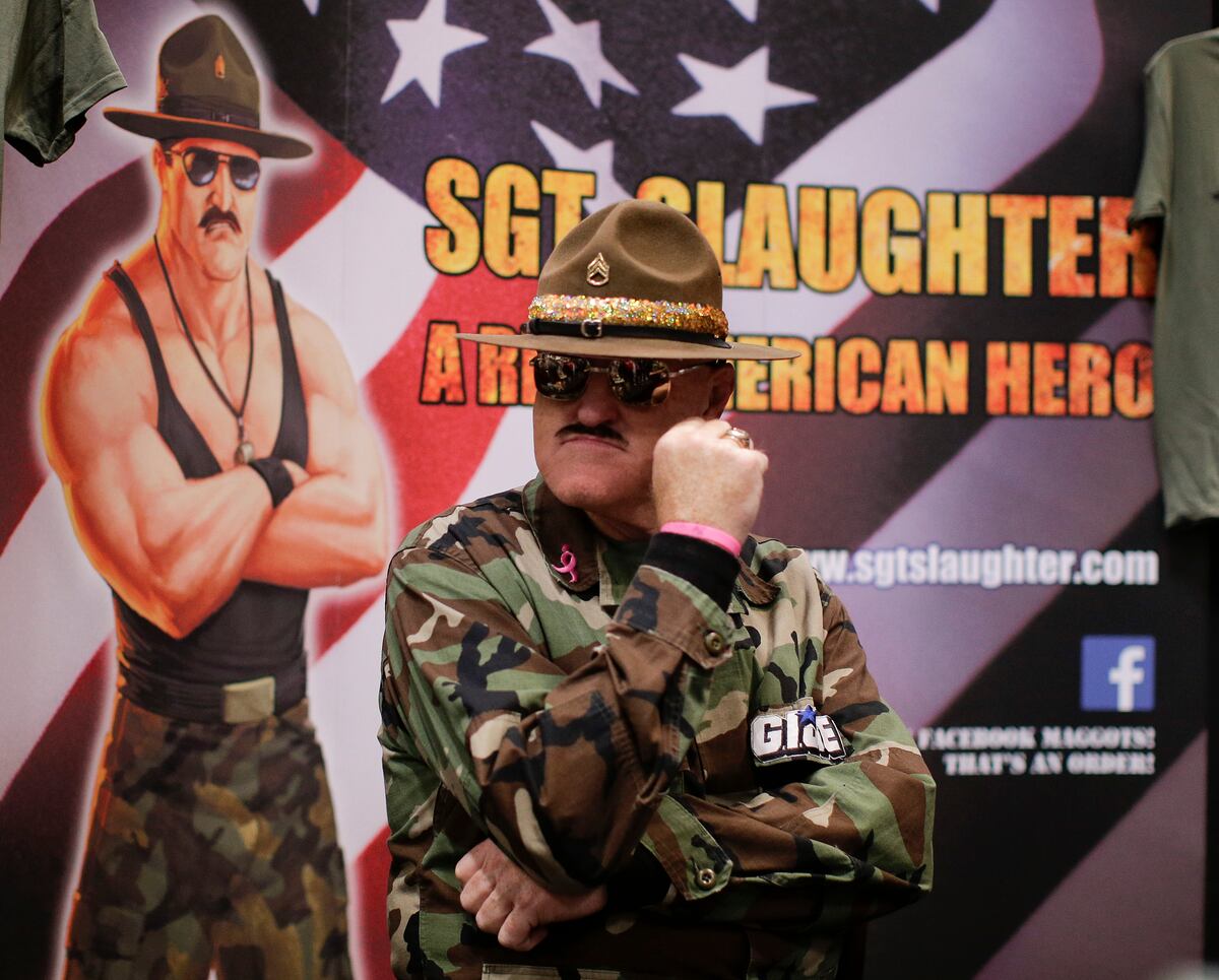 The man behind pro wrestling legend Sgt. Slaughter tells stories of ...
