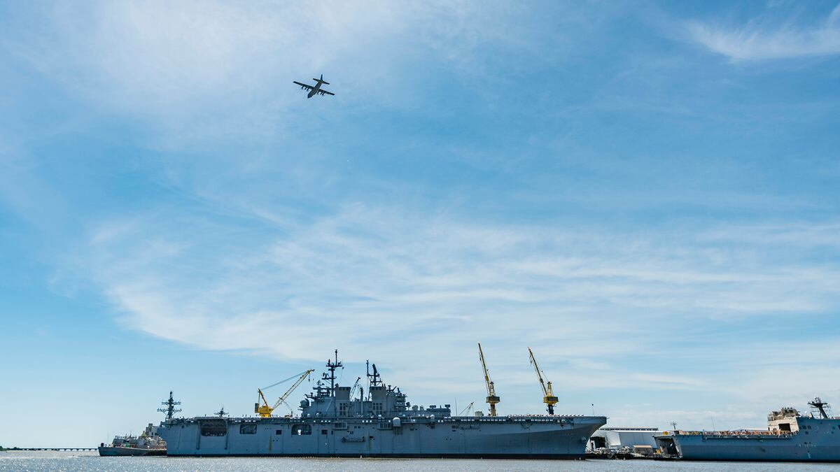 Navy’s newest amphib leaves Mississippi for San Diego port