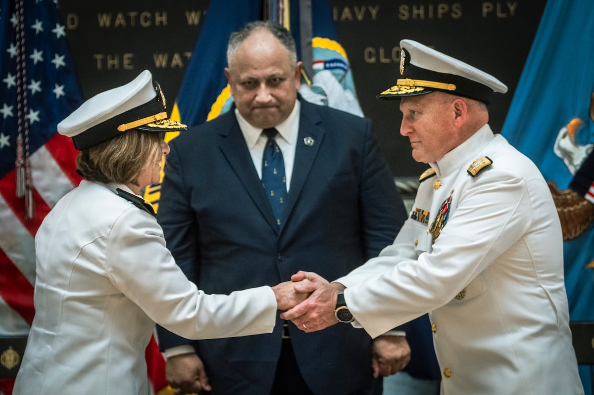 Acting Navy chief takes over a fleet on the cusp of major changes