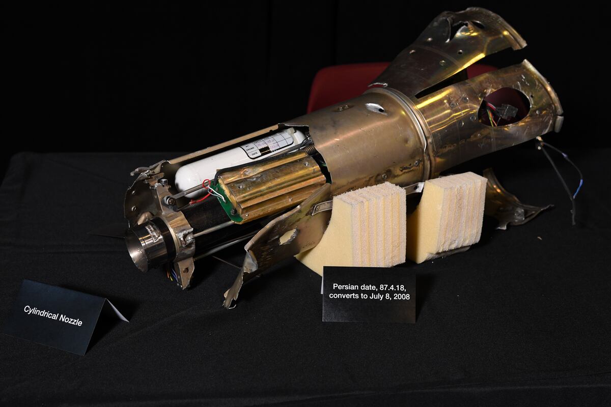 Officials showcase more weapons they say link Iran to terror across the ...