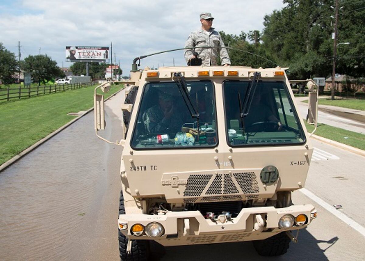 National Guard takes on security mission in Houston