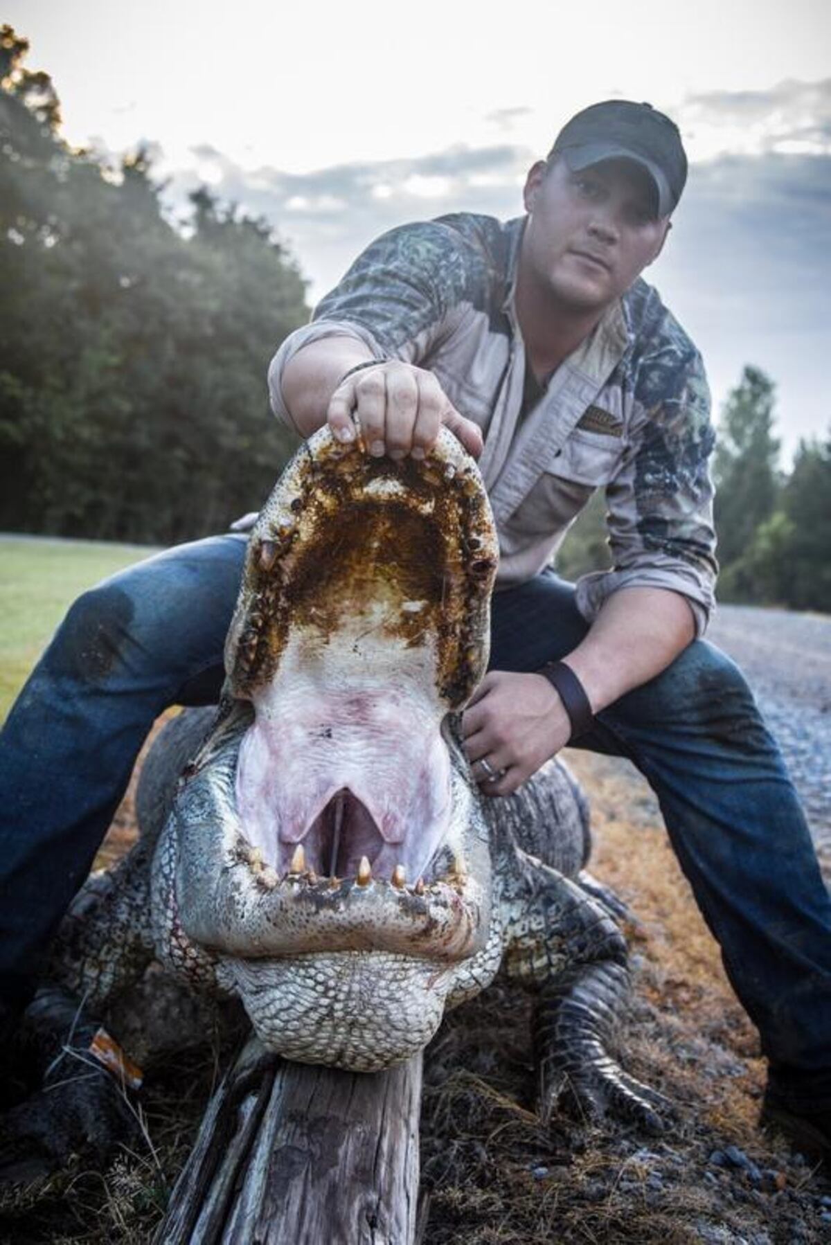 Marine sergeant and friends bag record-setting alligator