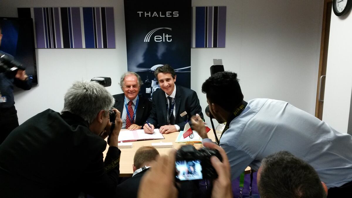 Thales, Elettronica To Launch Common Airborne Self-Defense Suite