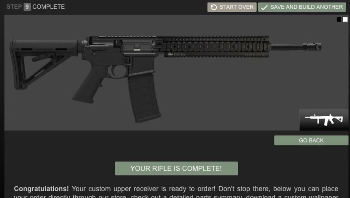 Roll your own M4 with Daniel Defense's new custom build site