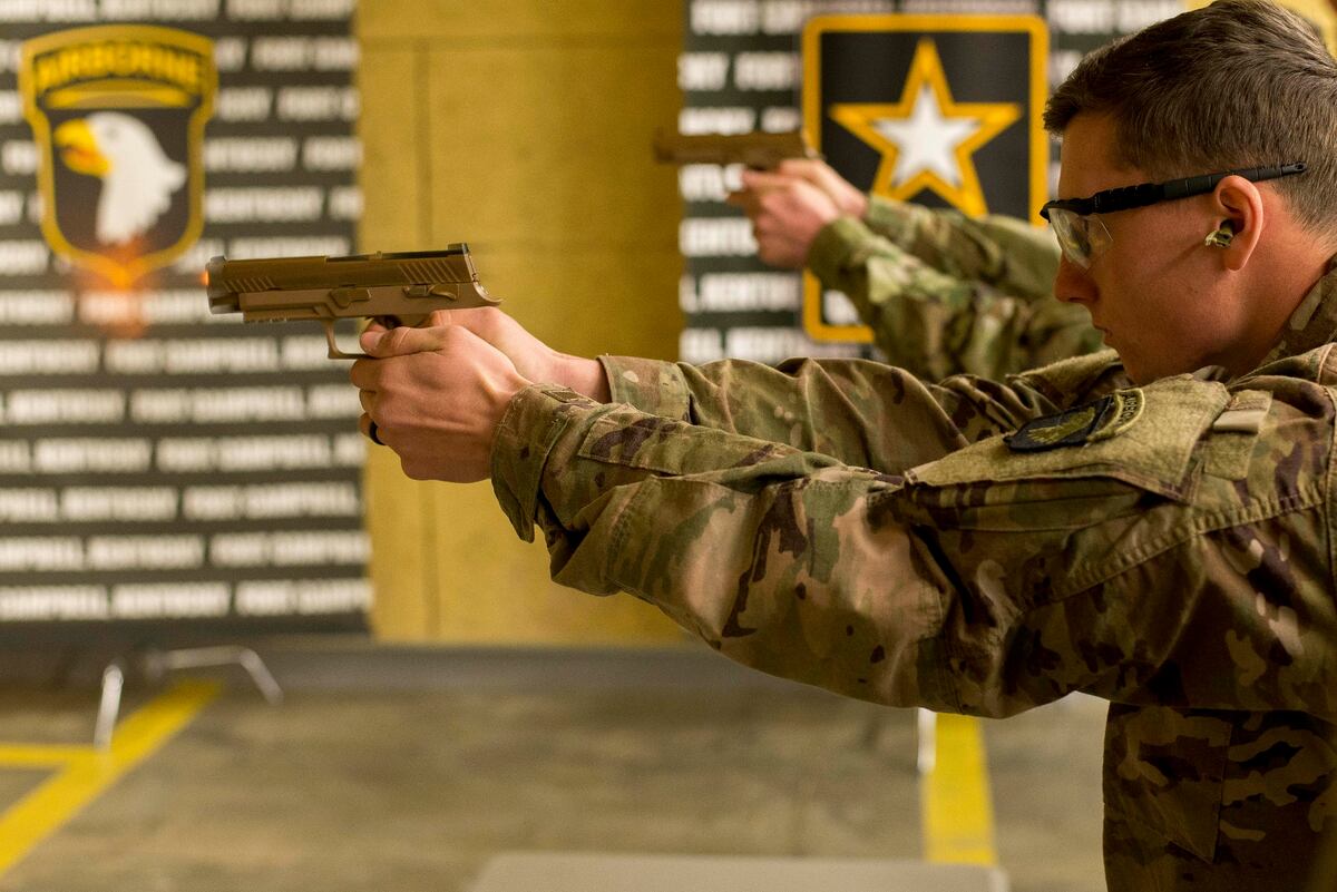 In a first, the Army’s new handgun will be issued to team leaders