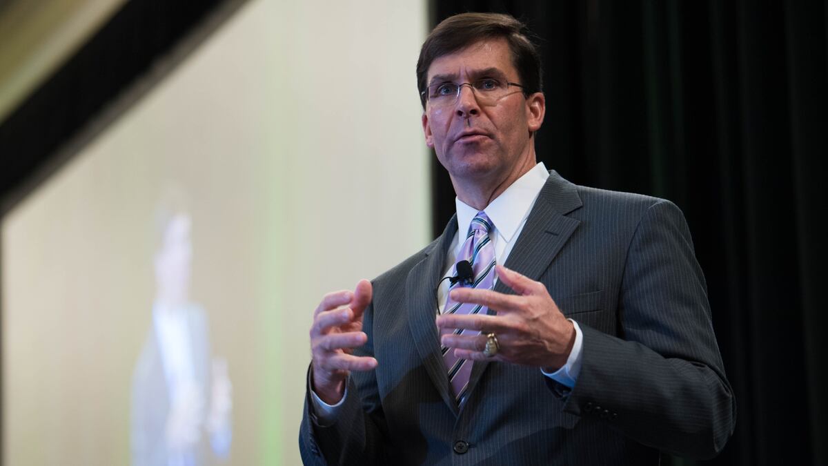 Secretary Mark Esper talks US Army renaissance, moving fast and ...