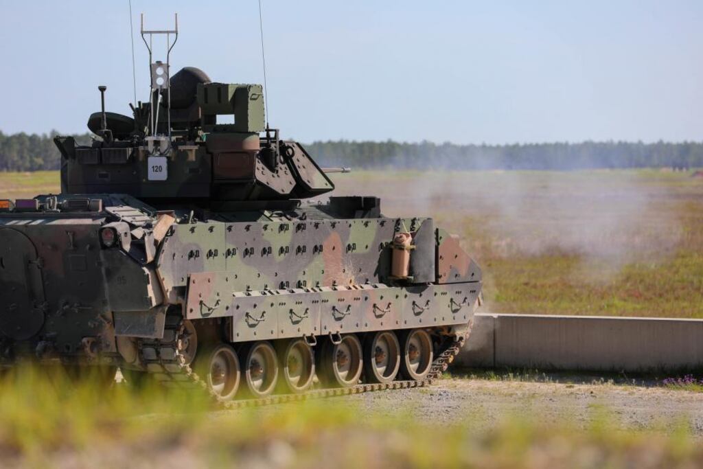 First unit gets modernized Bradley Fighting Vehicle