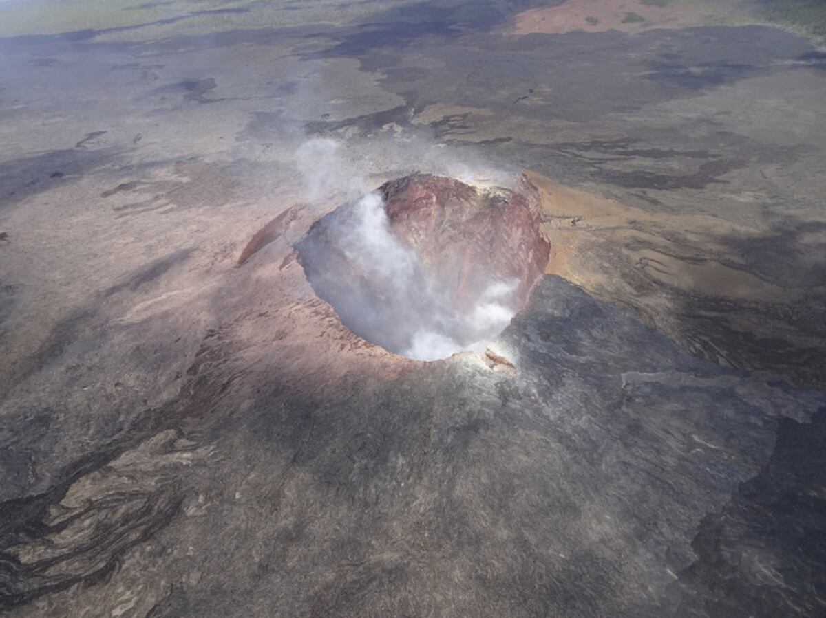 Soldier climbs over safety railing and falls into active volcano