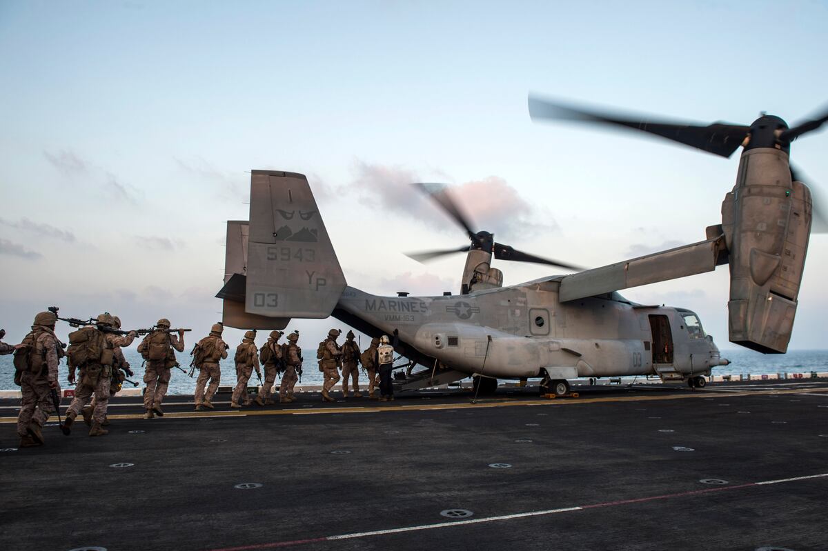 The Navy is establishing a V-22 Osprey training detachment