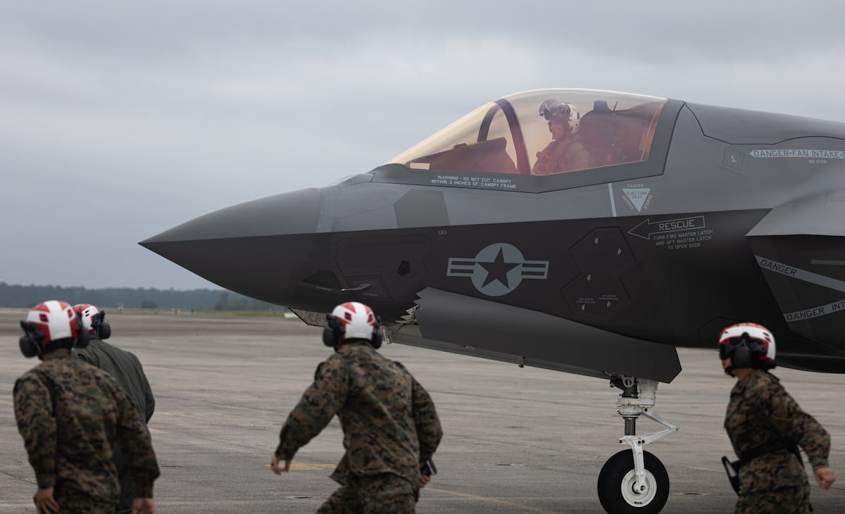 Cherry Point receives its first F-35 jet