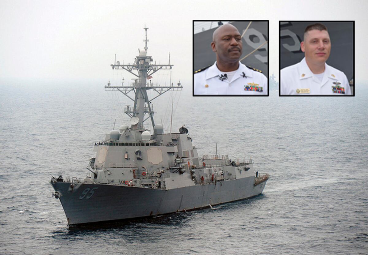 Destroyer leaders disciplined for duty dereliction