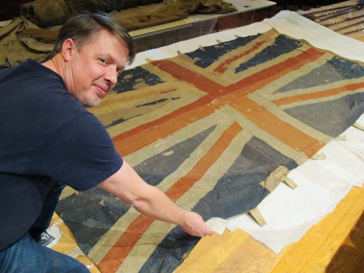 Navy's captured flags, hidden nearly 100 years, rediscovered