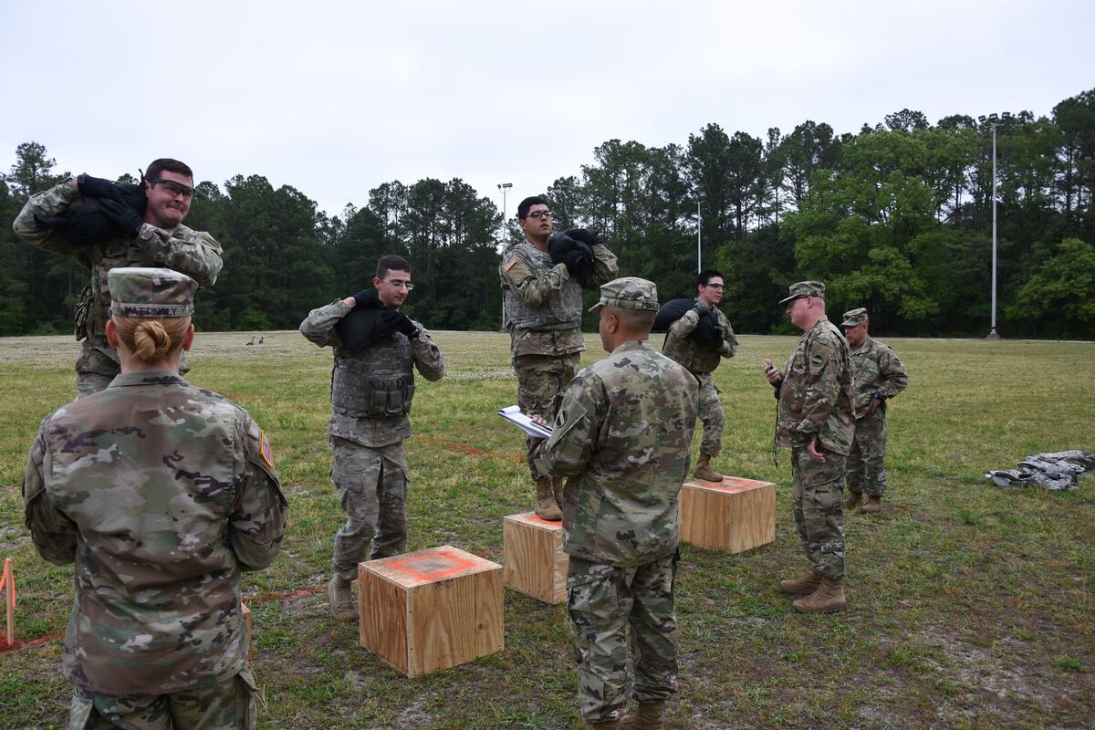 The Army is trying out its first-ever combat fitness test
