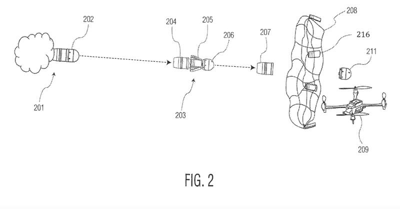 Army tests using a grenade to stop drones with a net